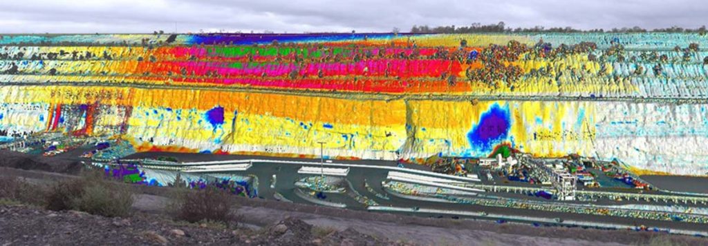 Maptek - Estabilidad de paredes de taludes en minería