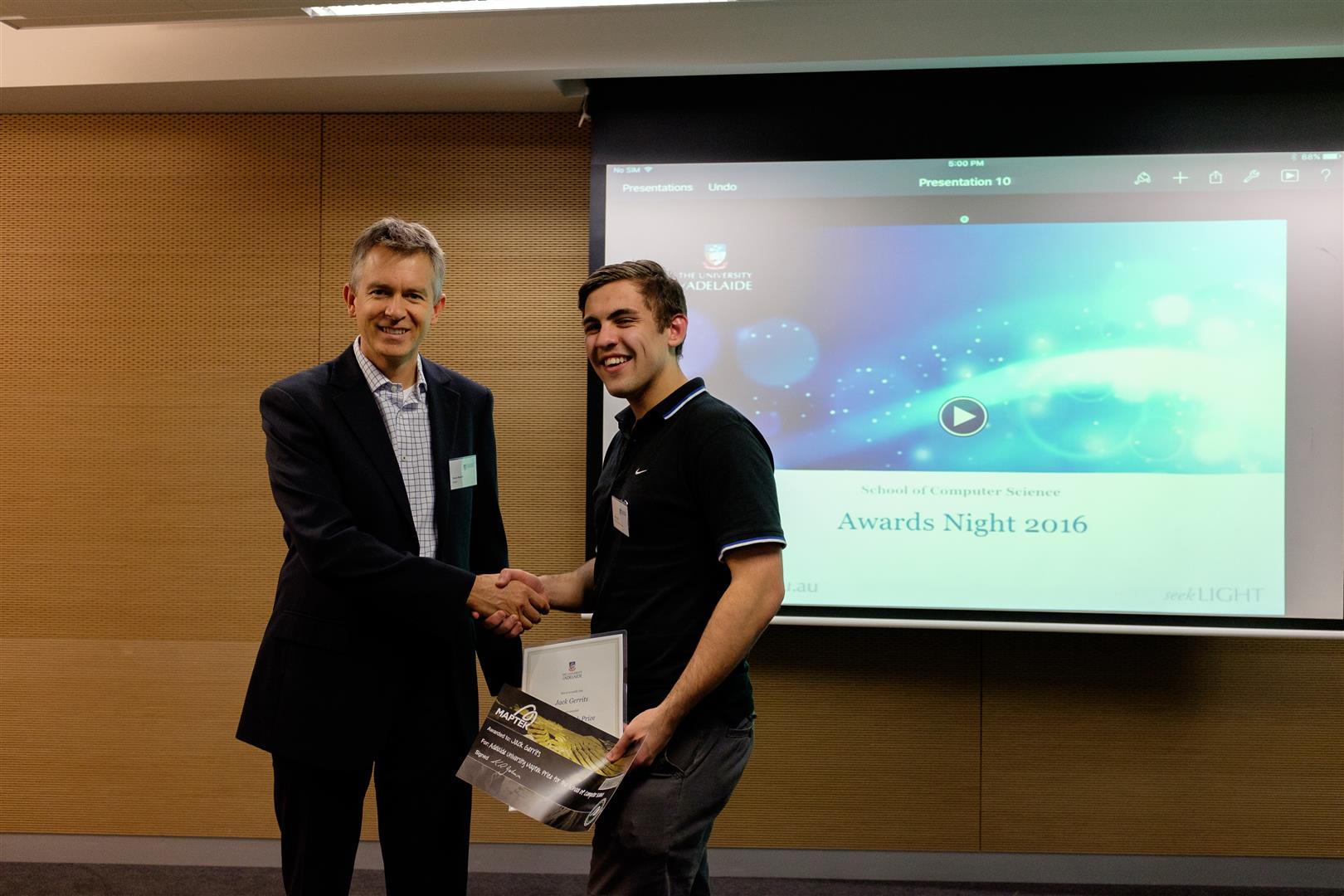 Maptek - 2016 Maptek Prize in Computer Science