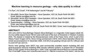 Maptek - Machine learning assisted domain modelling