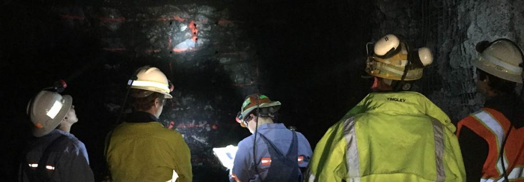 Maptek - Geological face mapping underground