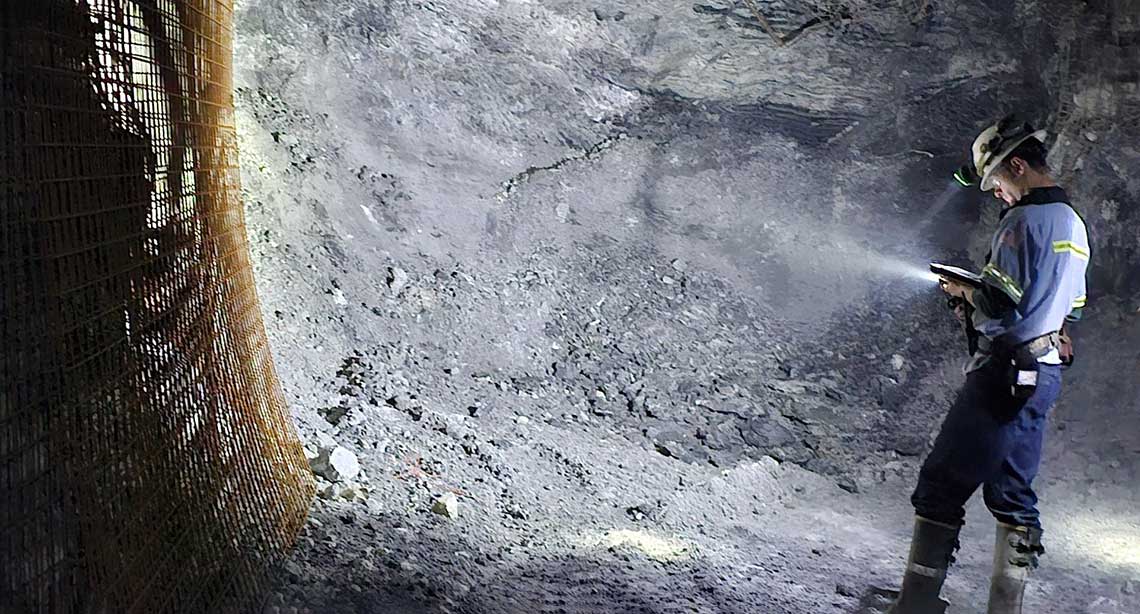 Maptek Face Mapping Underground