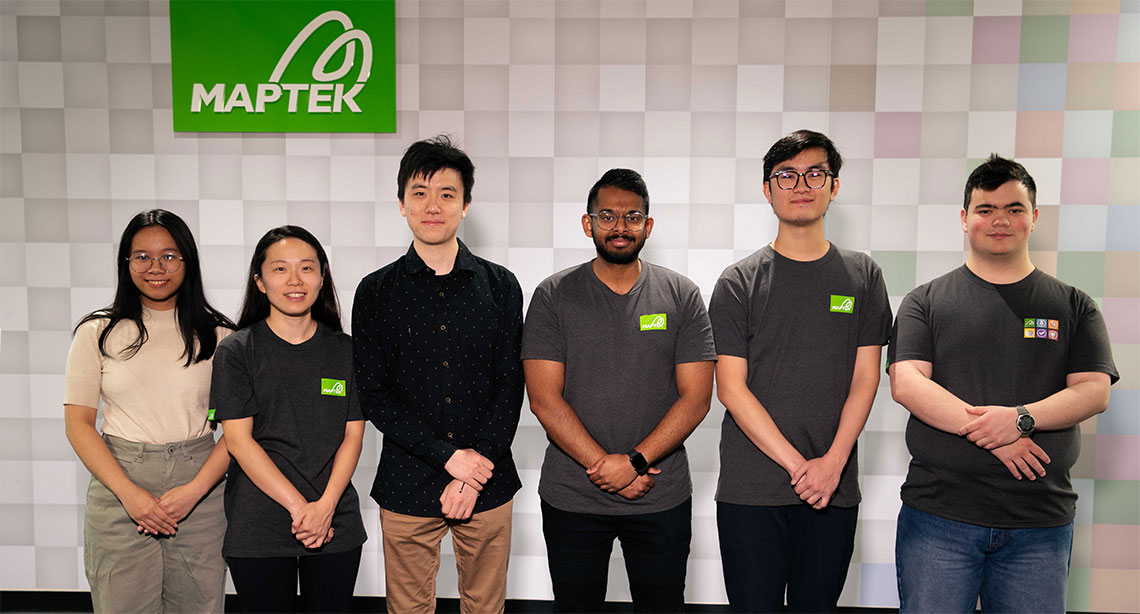 Maptek - Interns learn on the job