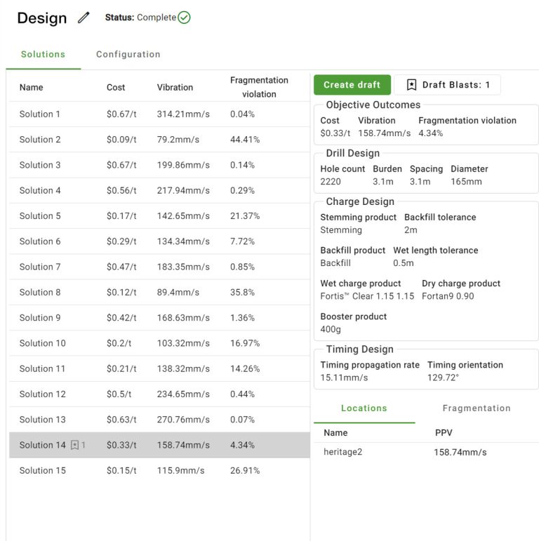 Maptek - Optimal blast performance